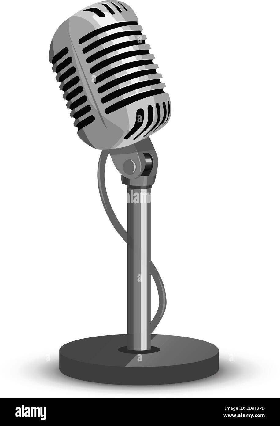 Vocal microphone vector Stock Vector Image & Art - Alamy