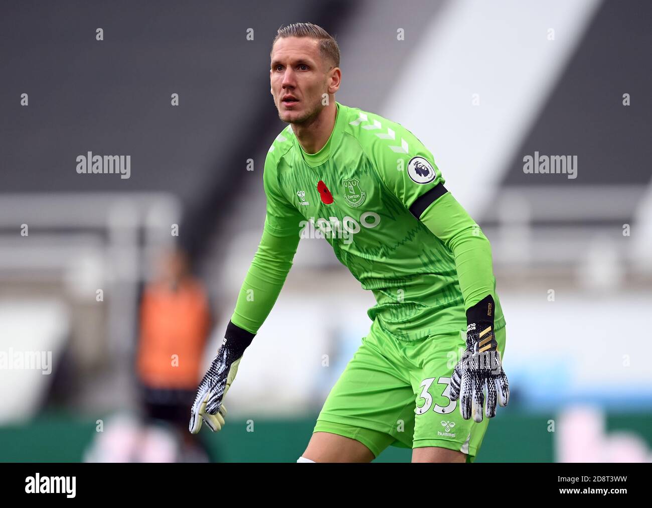 Everton goalkeeper Robin Olsen during the Premier League match at St ...