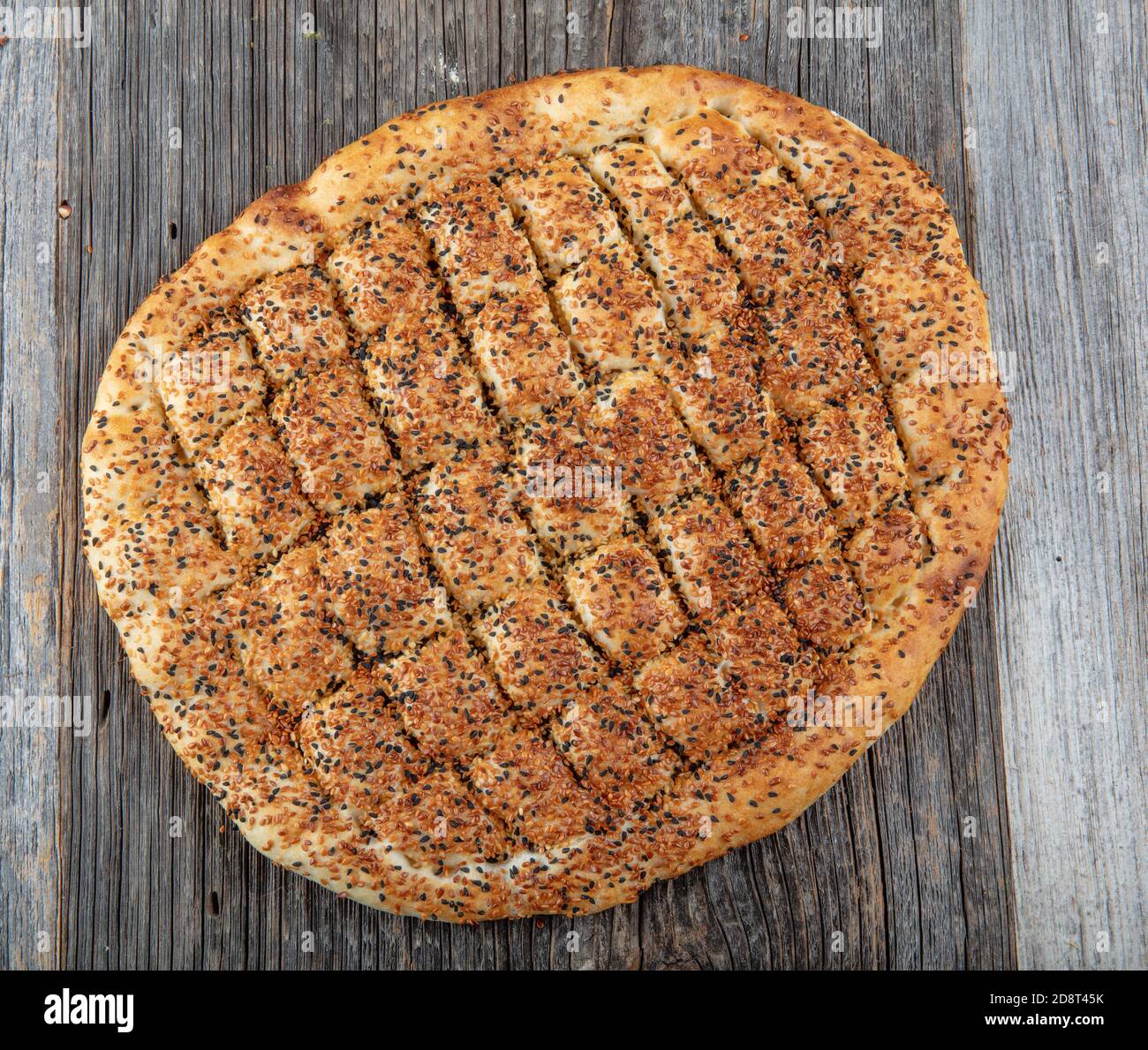 Ramadan Pita (Ramazan Pidesi) Traditional Turkish bread for holy month ...