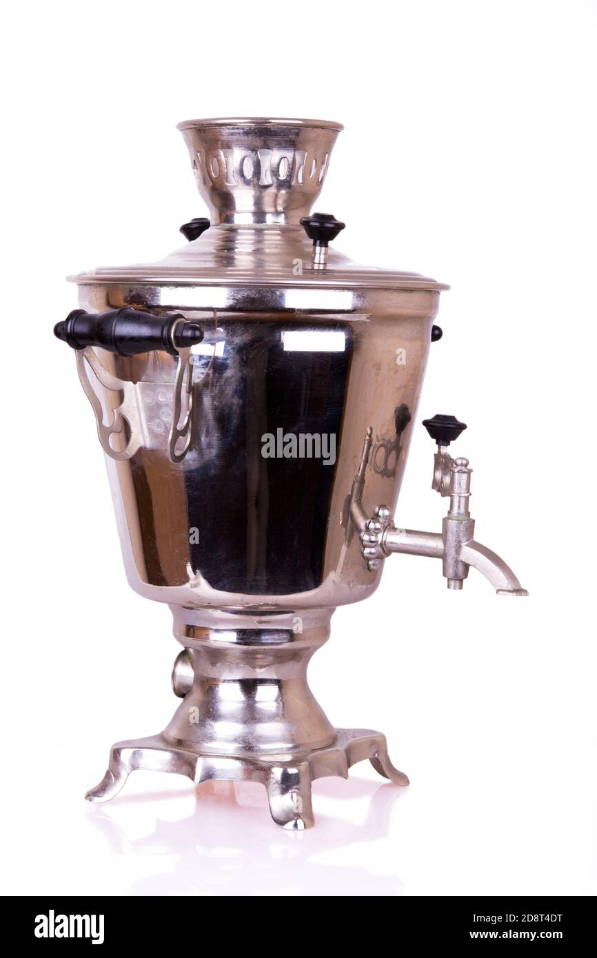 old isolated samovar Stock Photo - Alamy