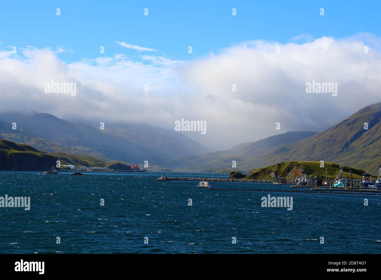 Alaska, Coast of Unalaska Island, Aleutian Islands, United States Stock ...