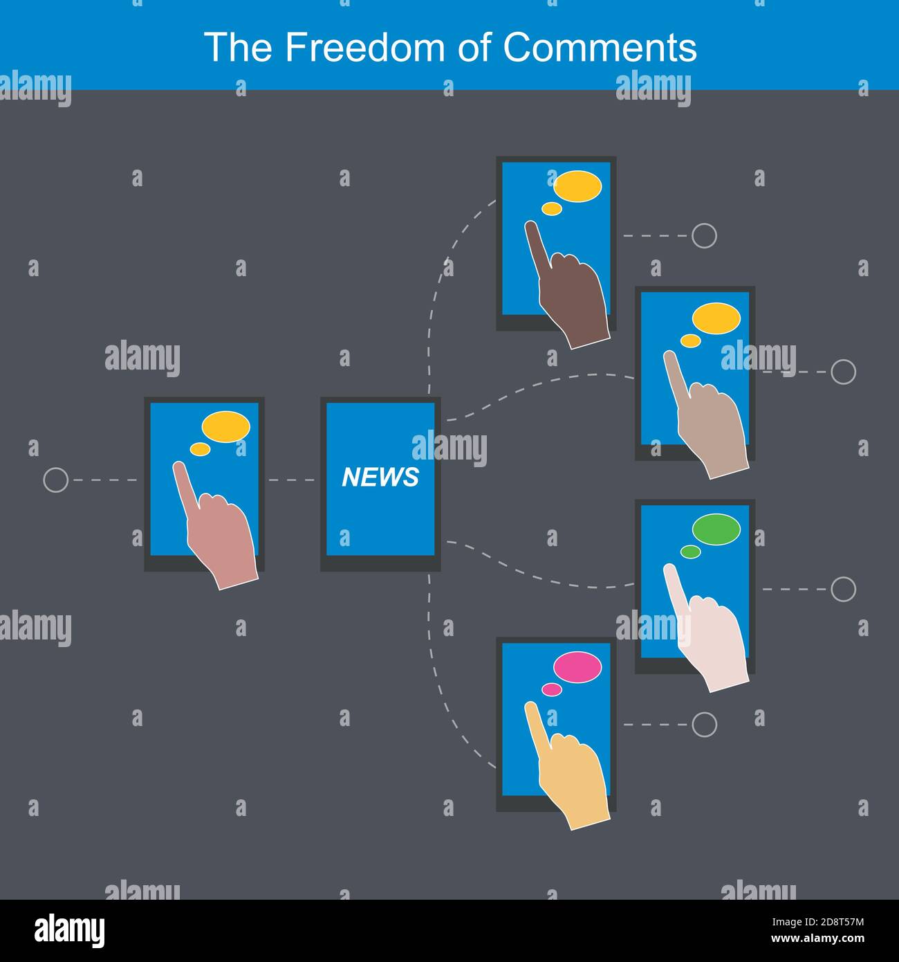 Selective media Stock Vector Images - Alamy