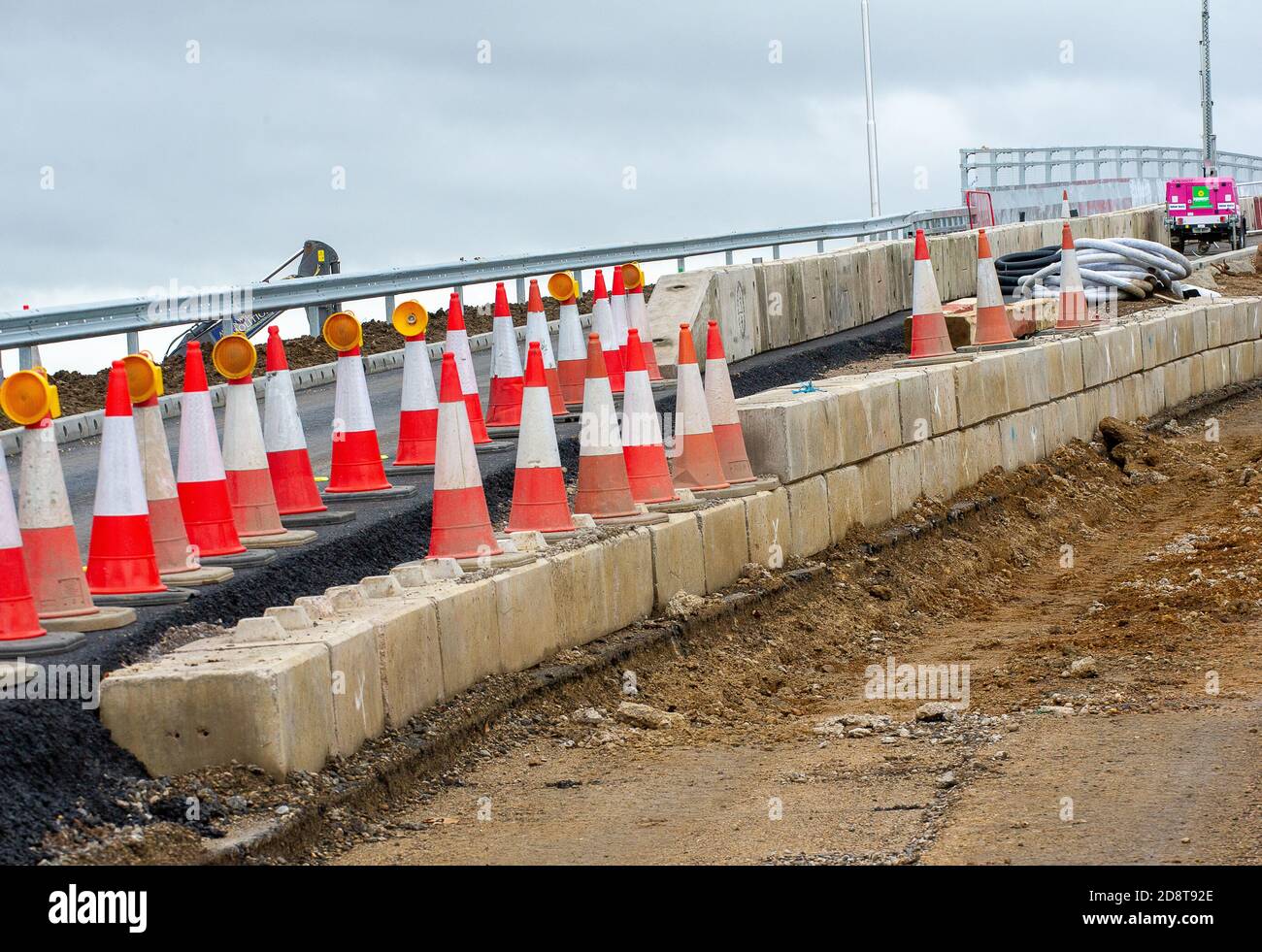 Slough, UK. The M4 between Junction 5 (Langley) and Junction 7 (Slough ...