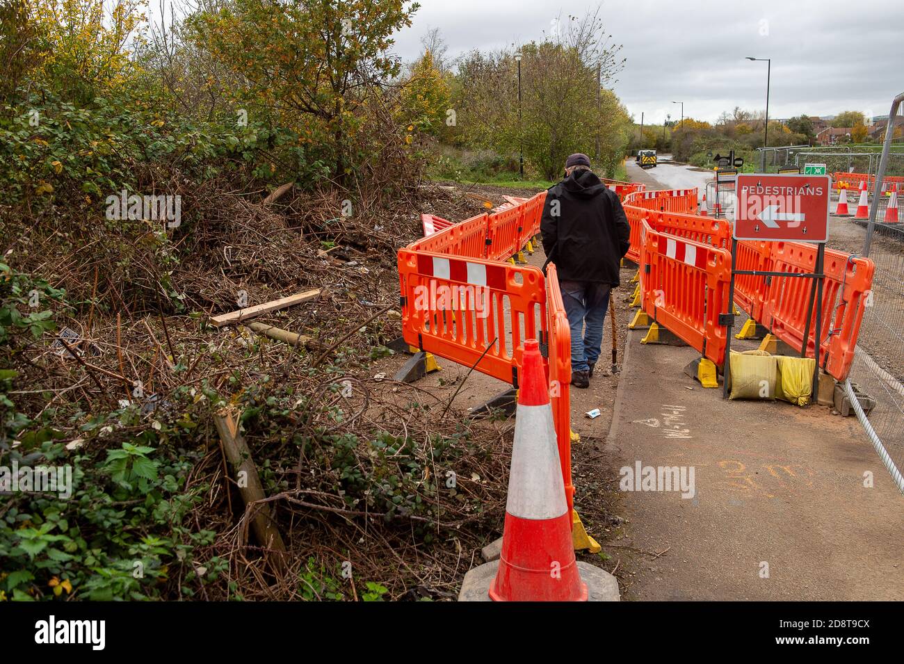 Slough, UK. The M4 between Junction 5 (Langley) and Junction 7 (Slough ...