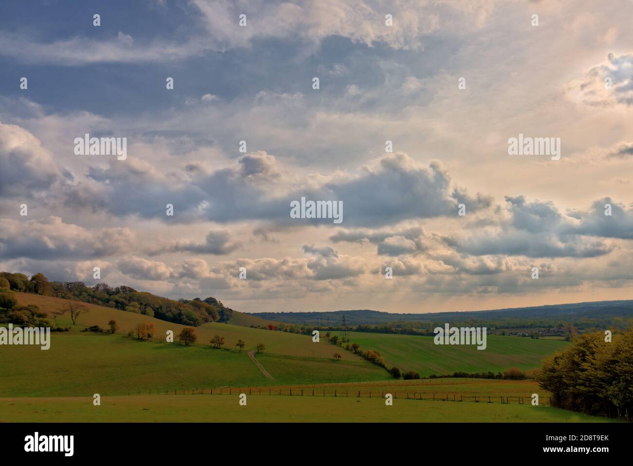 Landscape of the Kent Countryside Stock Photo - Alamy