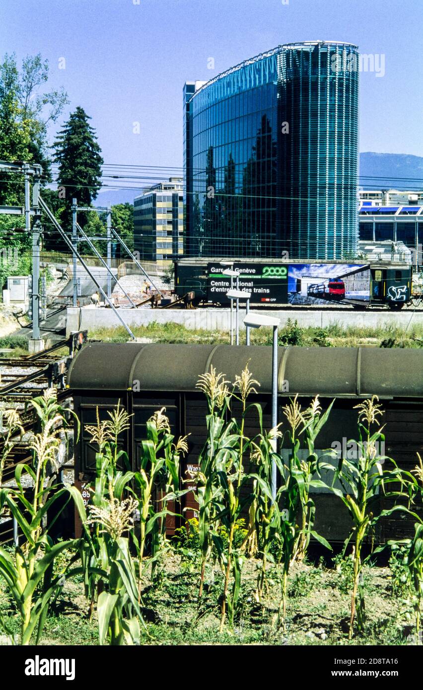 Geneve (Switzerland) : OMM Building Rino Brodbeck and Jacques Roulet ...