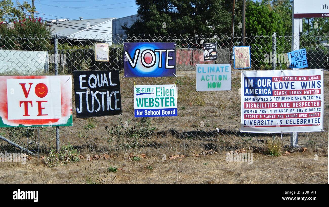 2020 vote campaign posters signs for equal justice climate action and ...