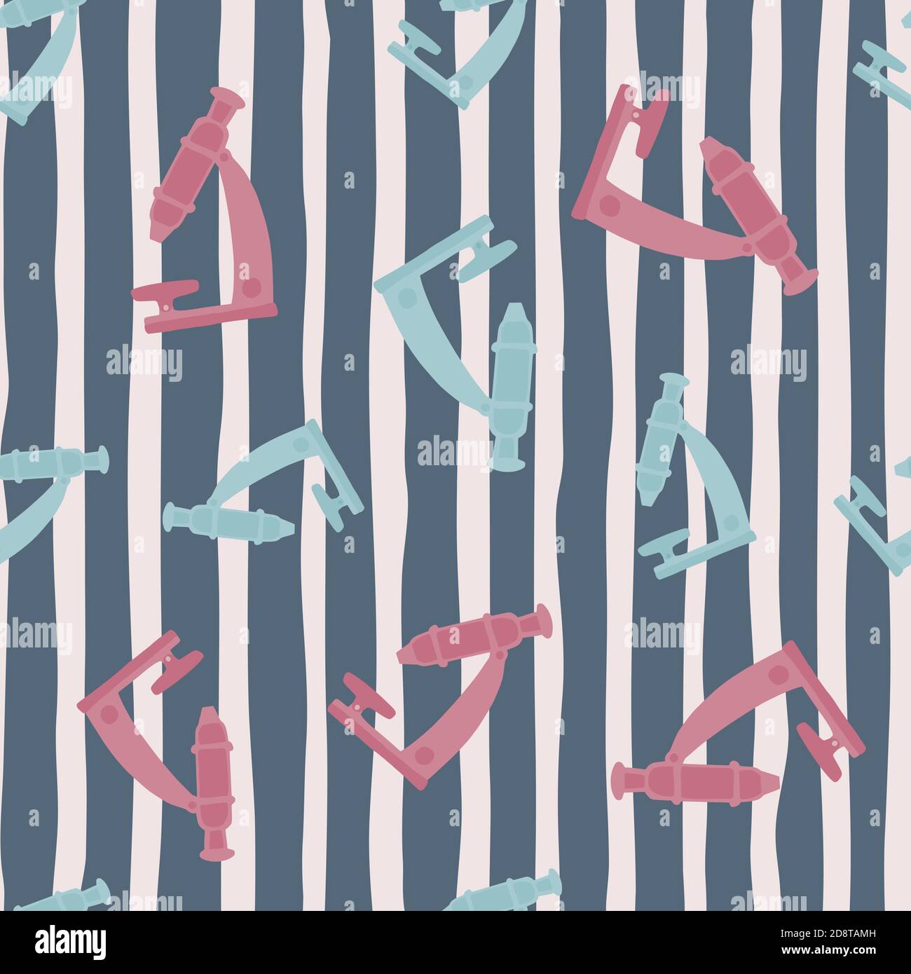 Grey microscope Stock Vector Images - Alamy