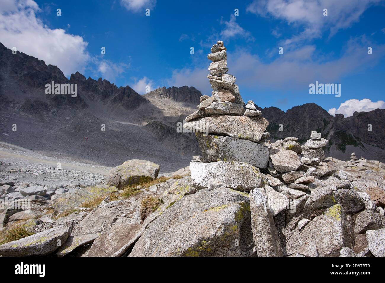 Passo del Tonale (Bs),Italy the Passo Presena riverbed on the Mount ...