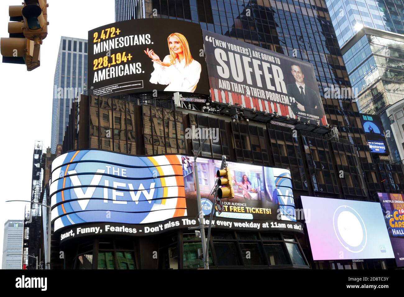 Donald trump billboard times square hi-res stock photography and images ...