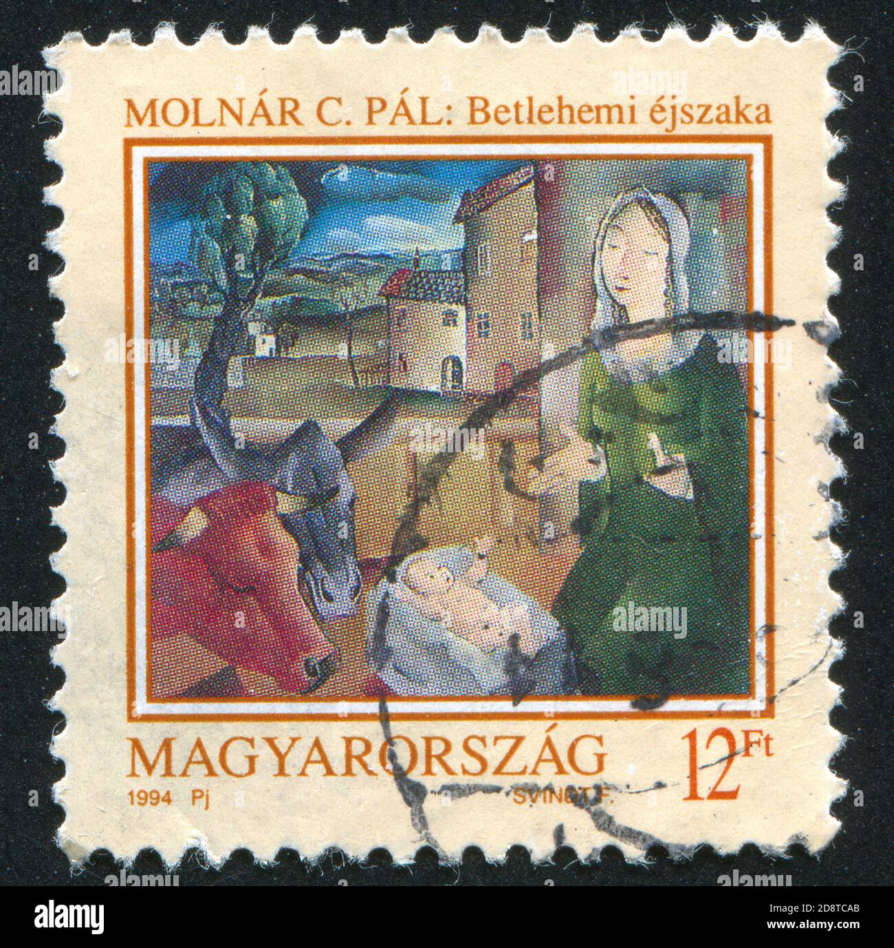 HUNGARY - CIRCA 1994: stamp printed by Hungary, shows the picture ...