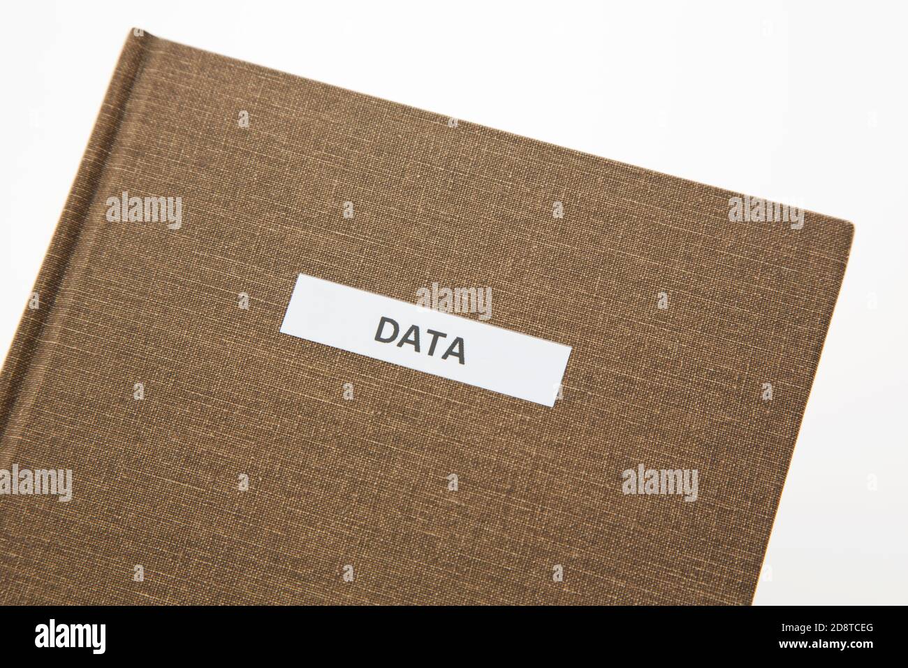 Brown linen cover on Data Journal reflects important values of science ...