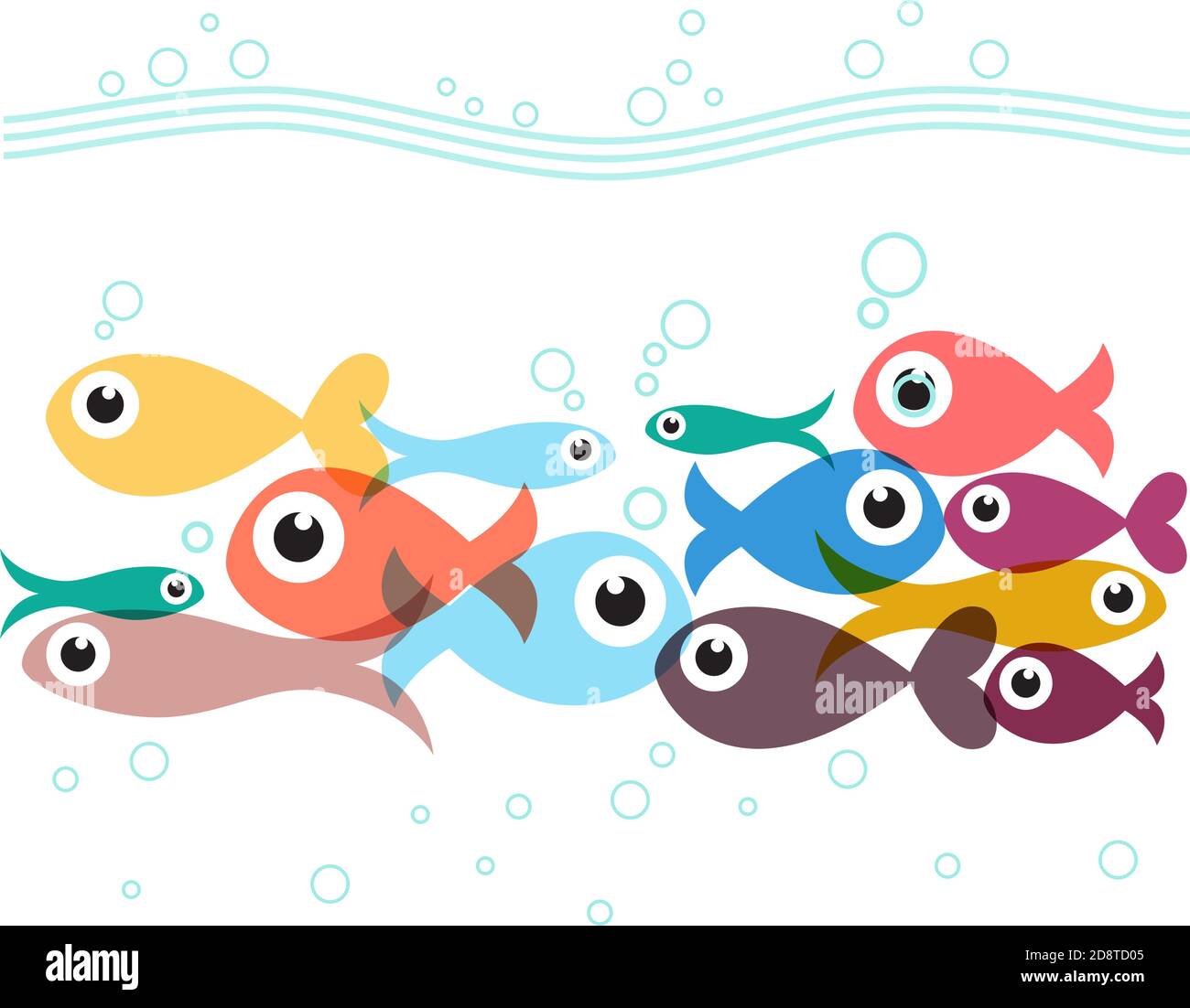 Abstract Fishing Background, flat design Stock Vector Image & Art - Alamy