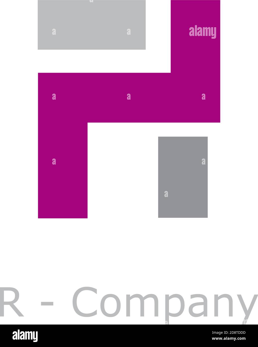 Vector sign abstract broken letter R Stock Vector Image & Art - Alamy