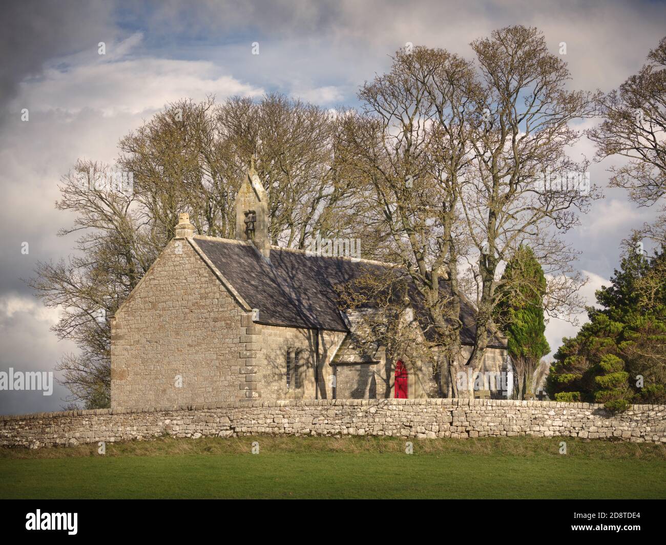 St Oswald's Church, Heavenfield Stock Photo - Alamy