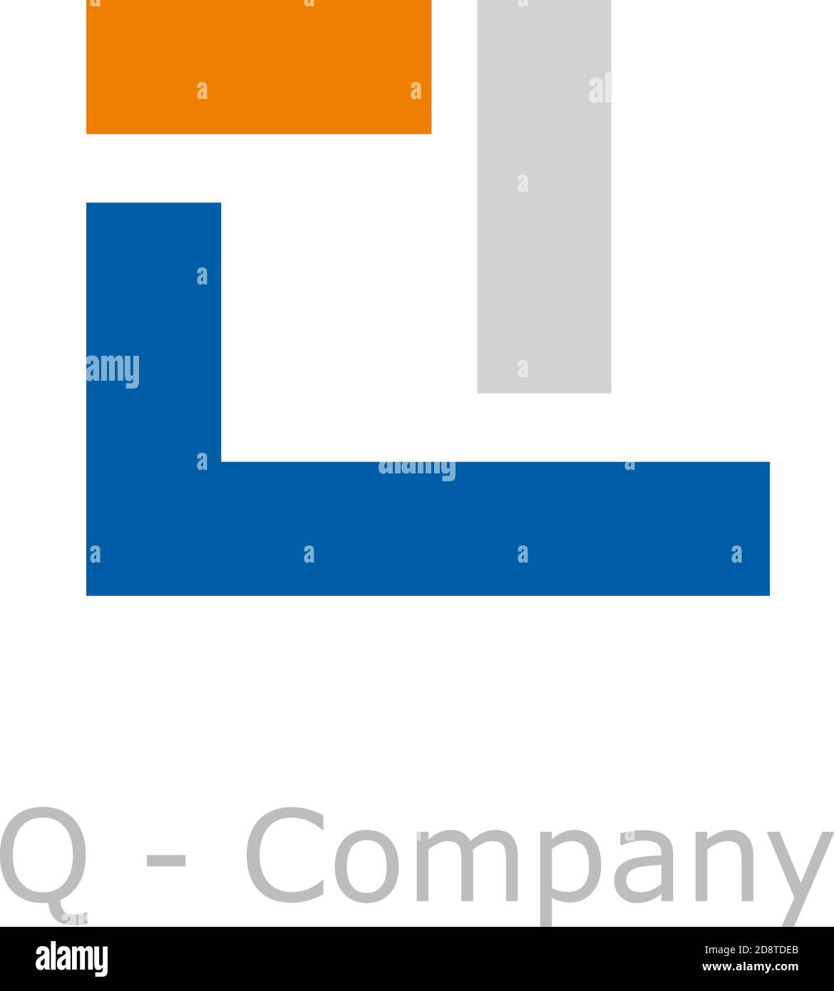 Vector sign abstract broken letter Q Stock Vector Image & Art - Alamy