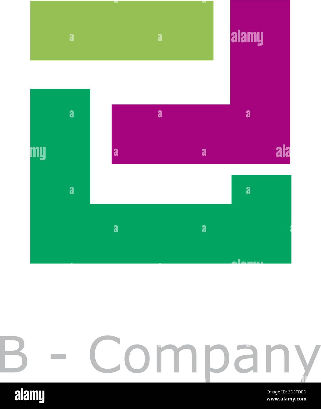 Vector sign abstract broken letter B Stock Vector Image & Art - Alamy
