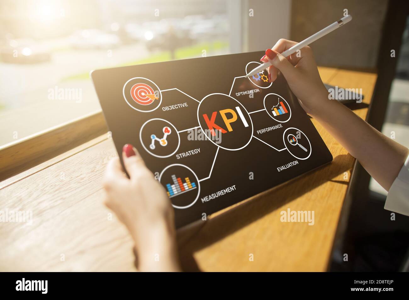 KPI Key Performance Indicator. Industrial Manufacturing Business ...