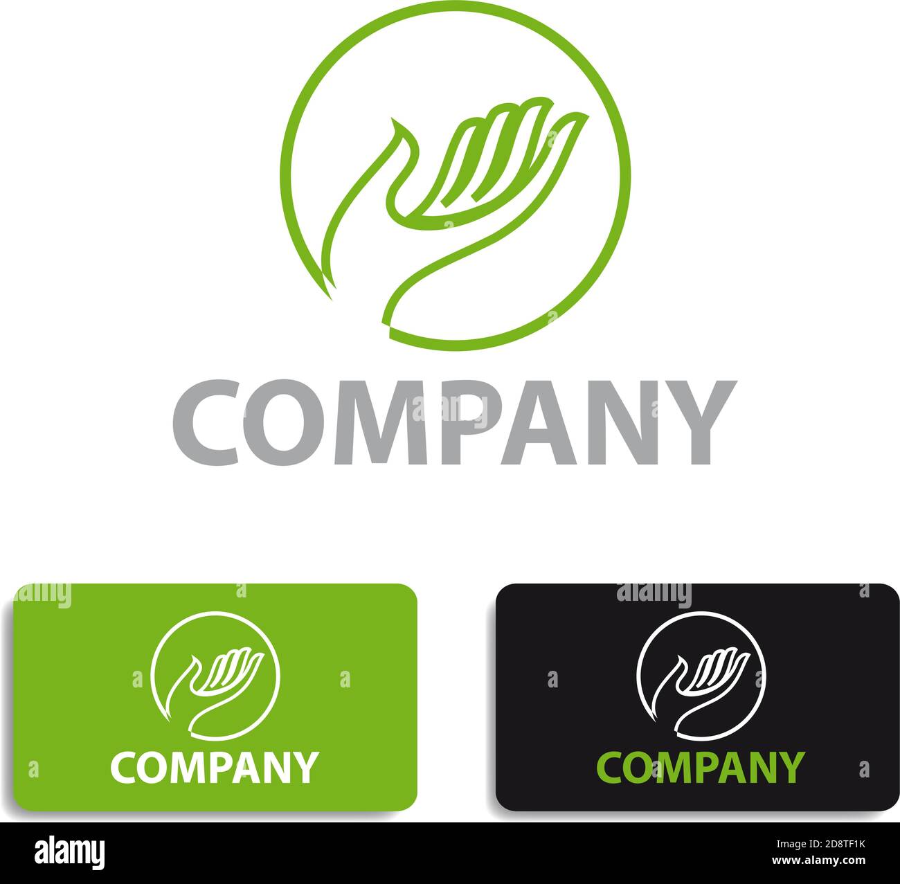 Vector sign hand in the circle Stock Vector Image & Art - Alamy