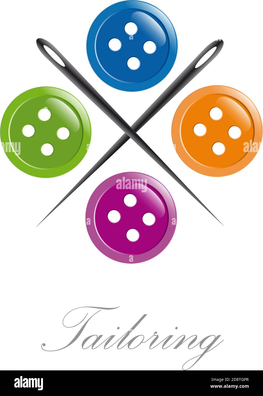 Vector sign tailoring on white background Stock Vector Image & Art - Alamy