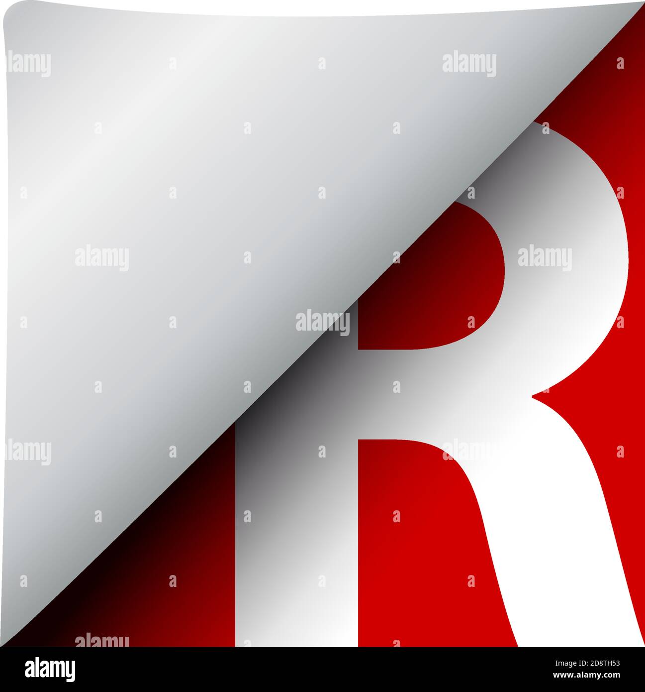 vector sign label letter R Stock Vector Image & Art - Alamy