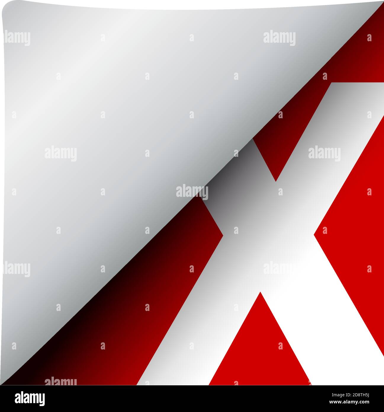 vector sign label letter X Stock Vector Image & Art - Alamy