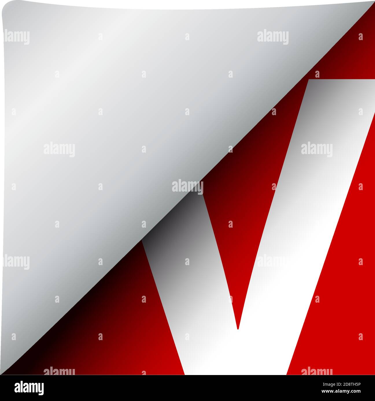 vector sign label letter V Stock Vector Image & Art - Alamy