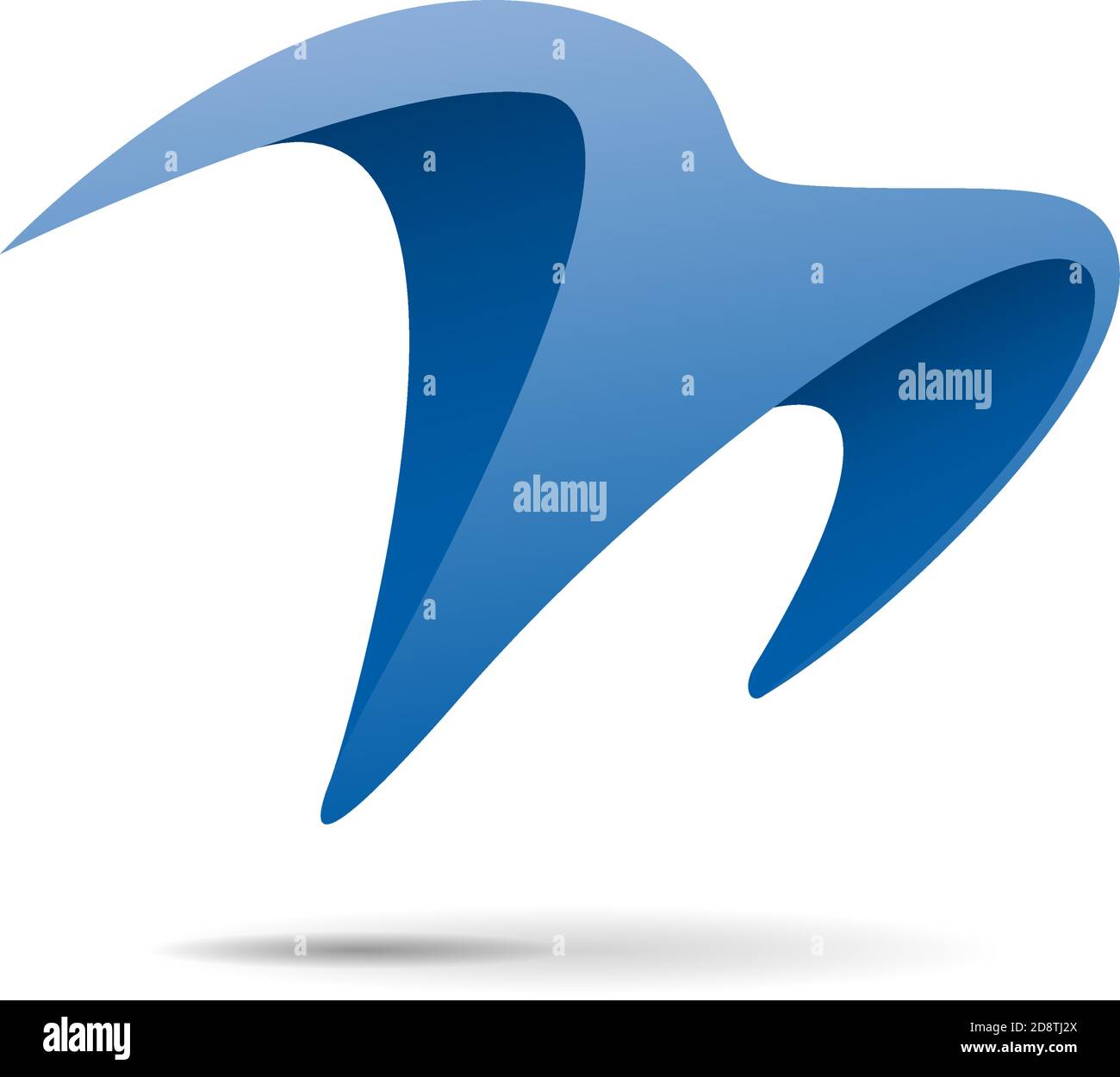 Vector sign abstract bird in flight Stock Vector Image & Art - Alamy