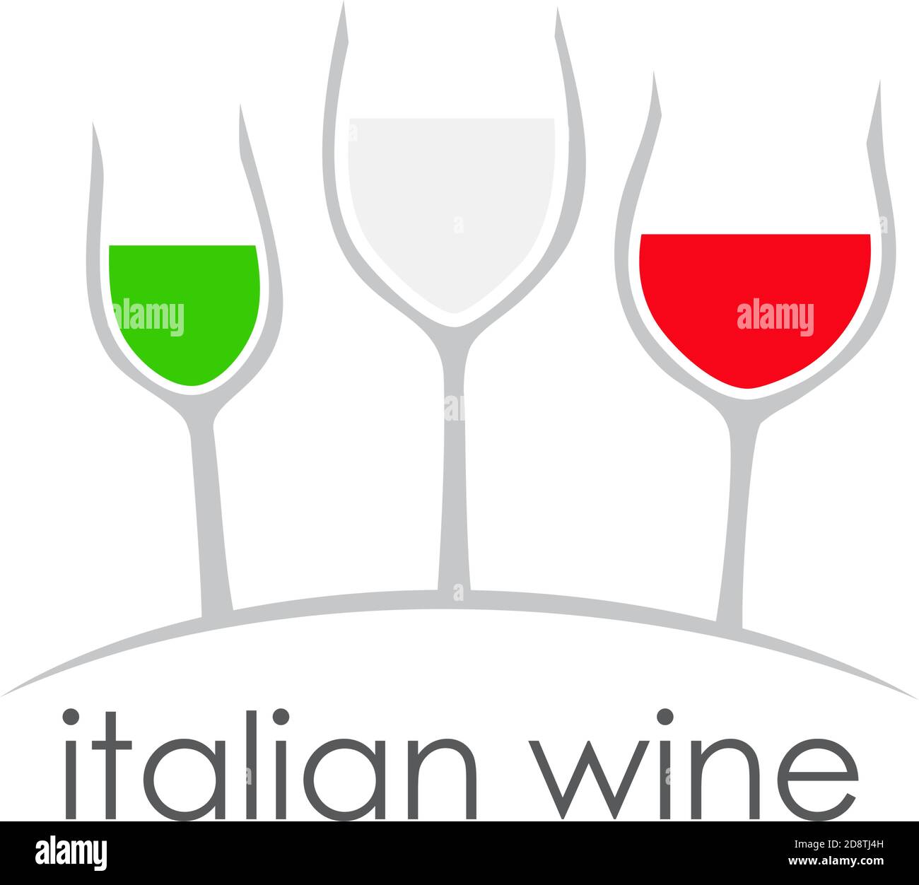 Vector sign italian wine Stock Vector Image & Art - Alamy