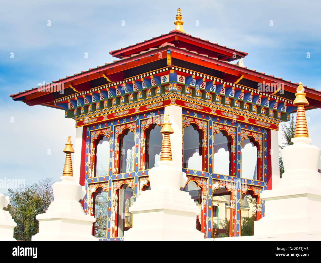 Three tiered temple hi-res stock photography and images - Alamy