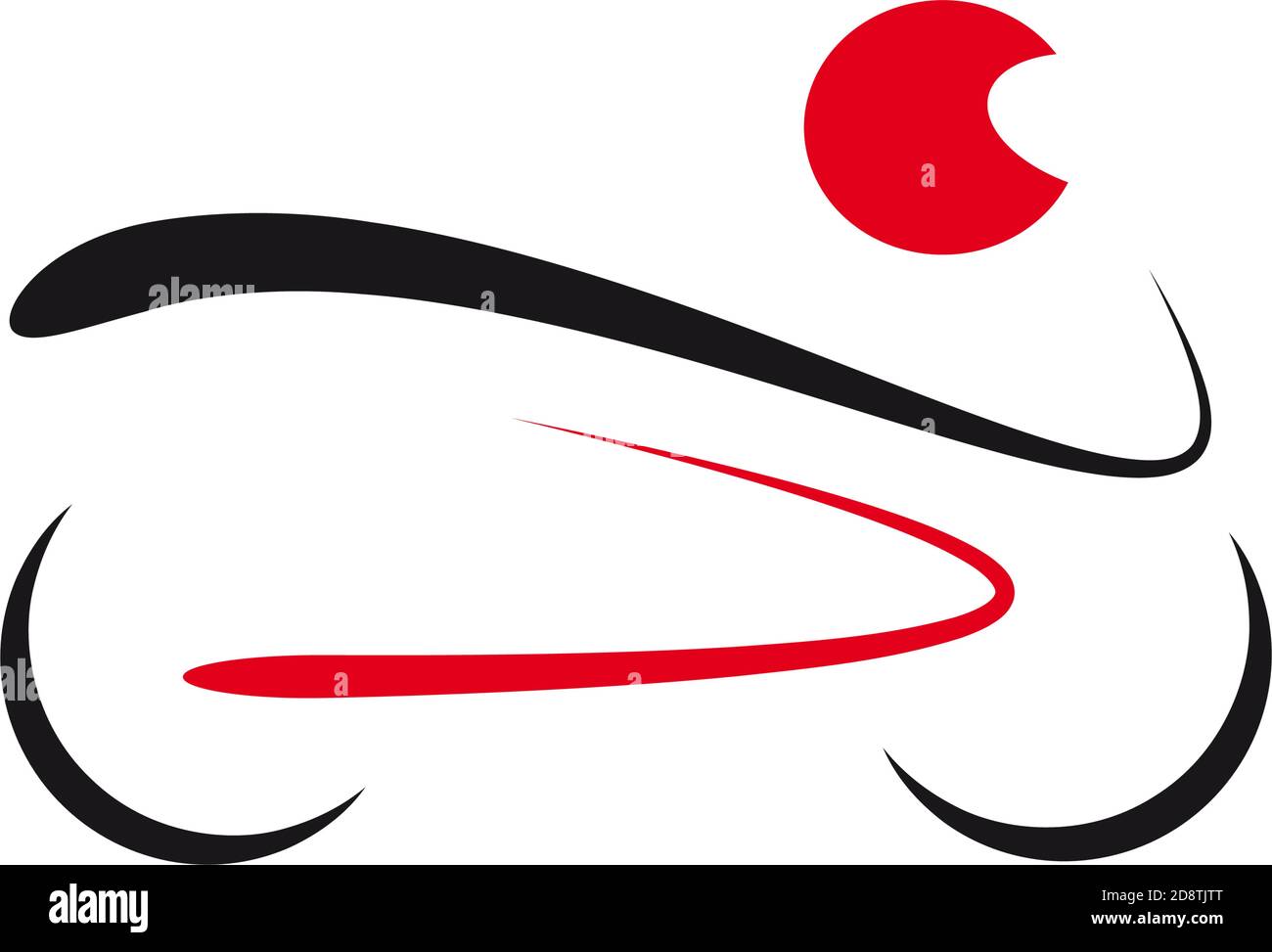 Vector sign abstract motorcycle Stock Vector Image & Art - Alamy