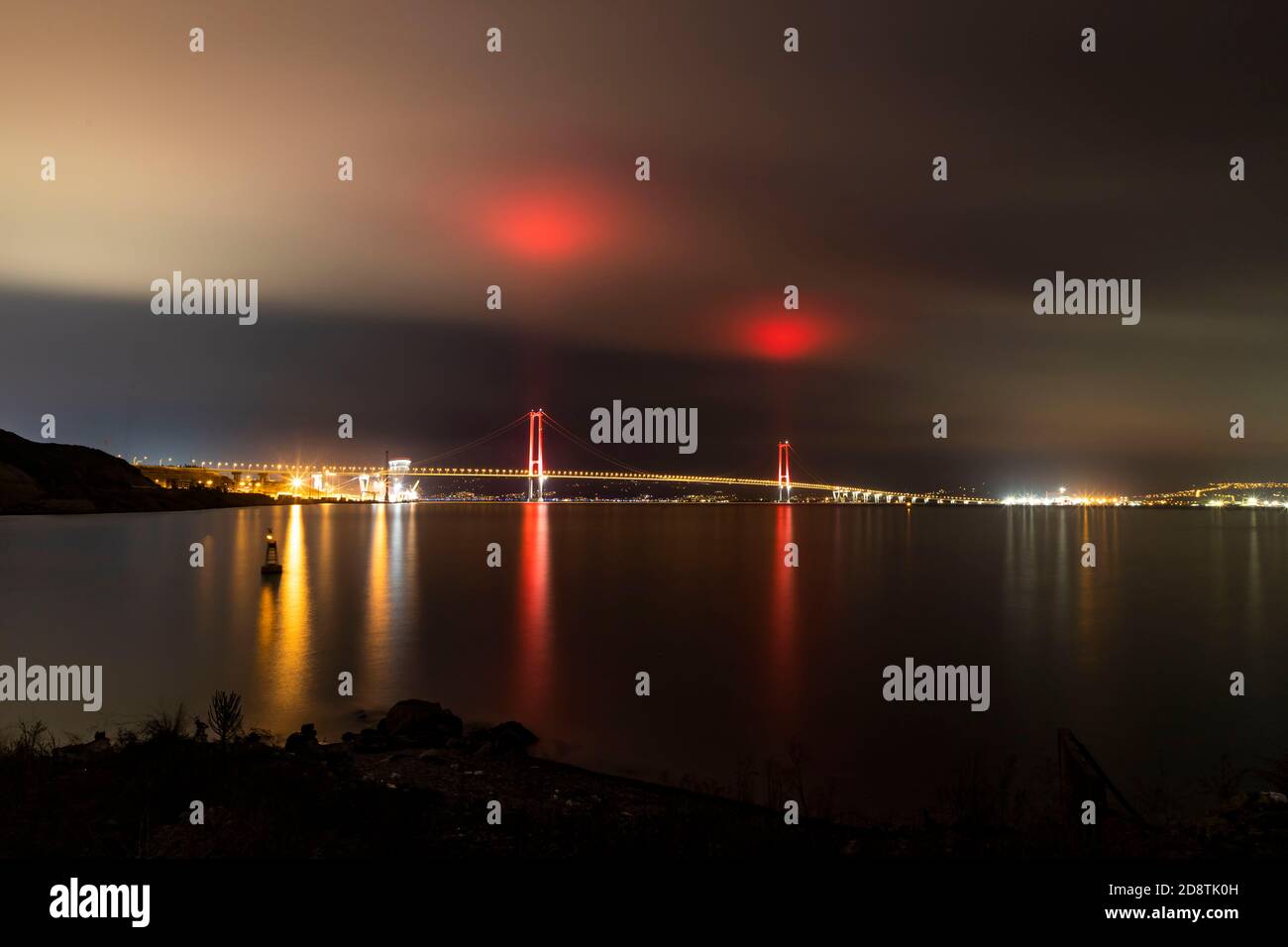 Osmangazi Bridge (Izmit Bay Bridge). IZMIT, KOCAELI, TURKEY. Longest ...
