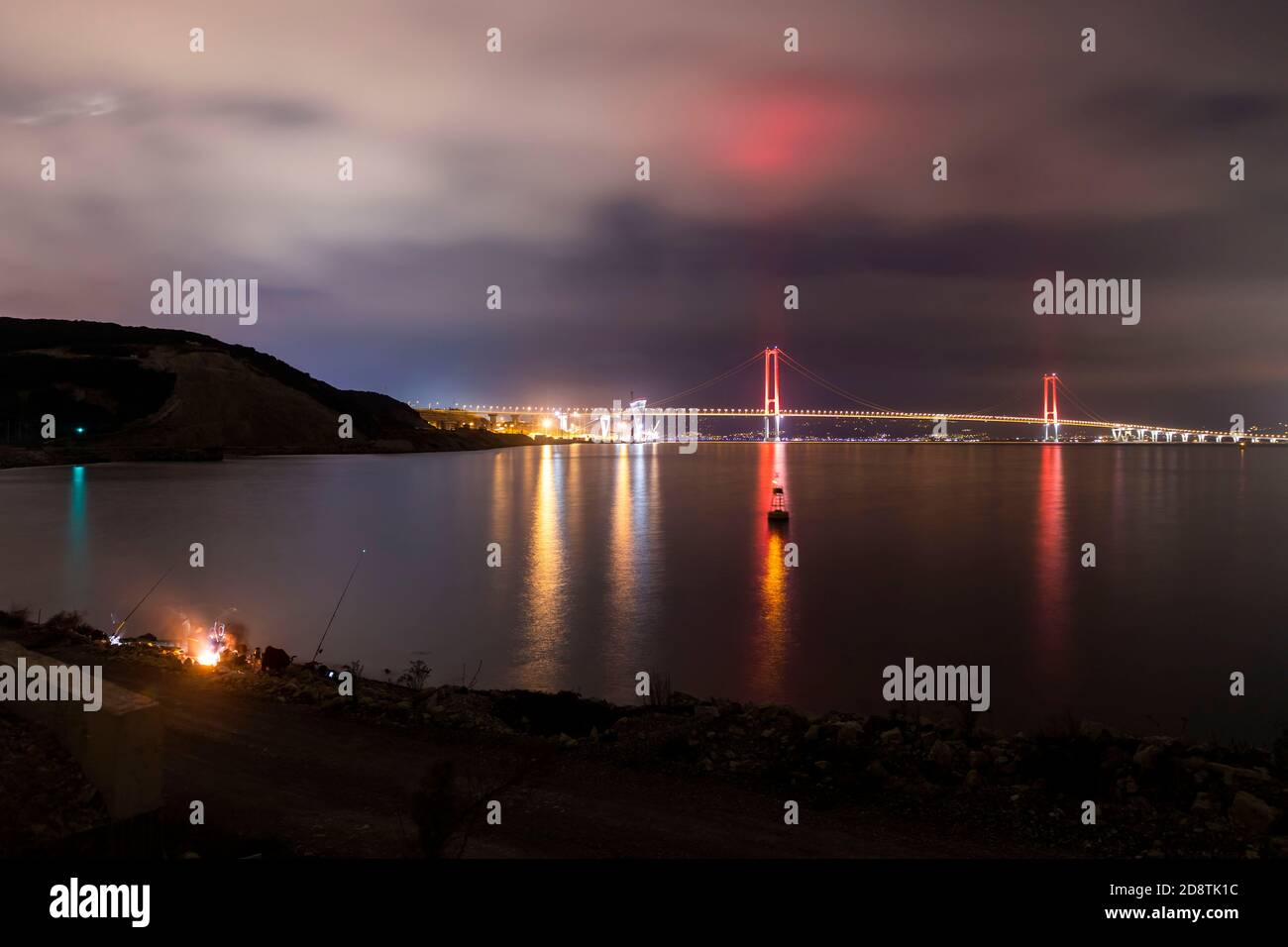 Osmangazi Bridge (Izmit Bay Bridge). IZMIT, KOCAELI, TURKEY. Longest ...