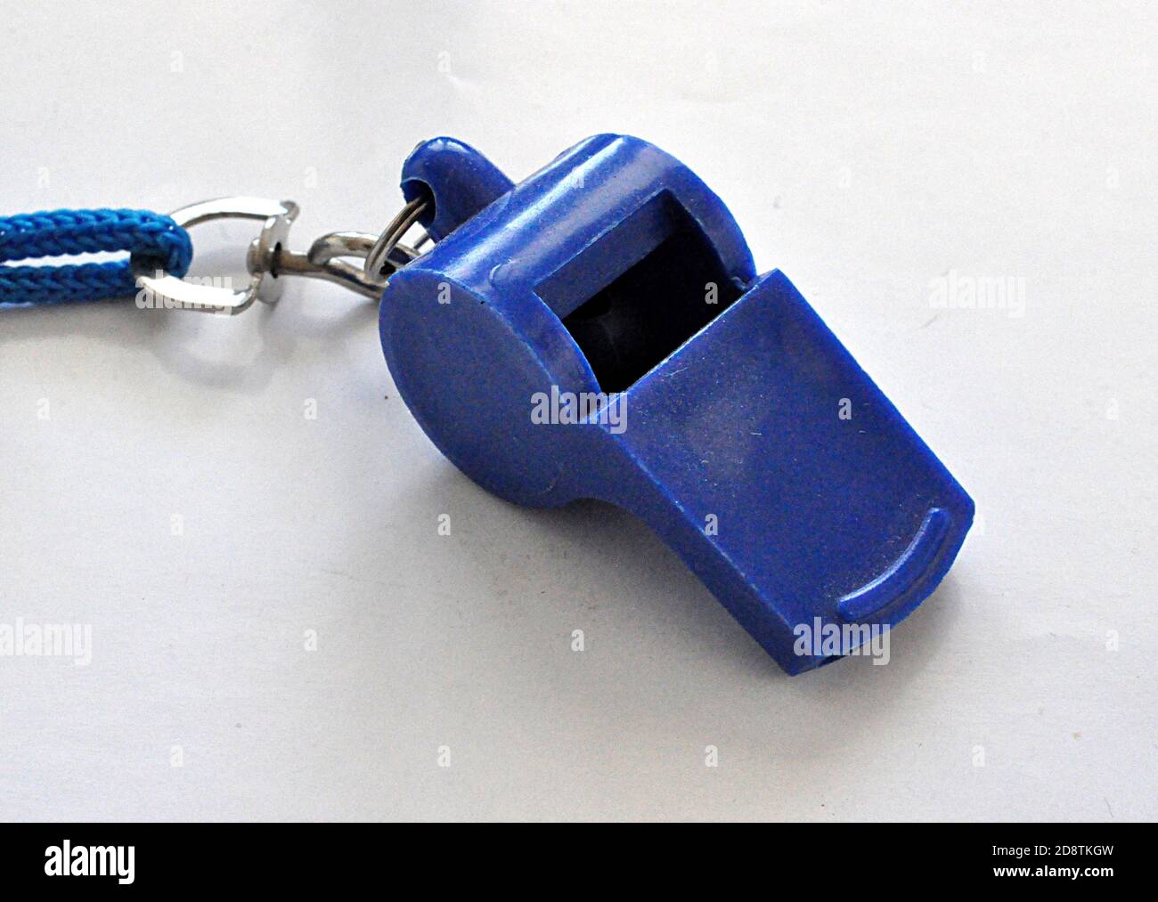 blue plastic whistle Stock Photo - Alamy