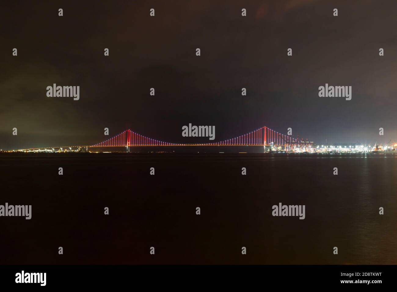Osmangazi Bridge (Izmit Bay Bridge). IZMIT, KOCAELI, TURKEY. Longest ...