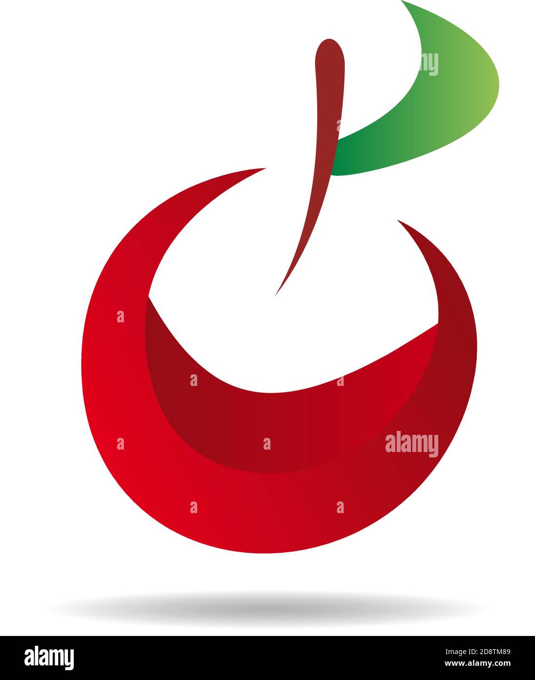 Vector sign abstract apple Stock Vector Image & Art - Alamy