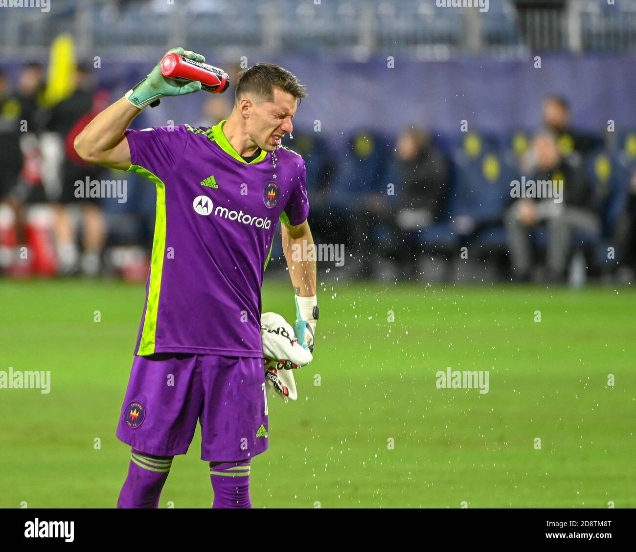 Nashville, TN, USA. 31st Oct, 2020. Chicago goalkeeper, Bobby ...