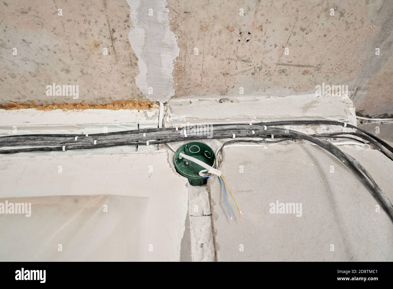 Installation of junction box, high voltage. Professional draft ...