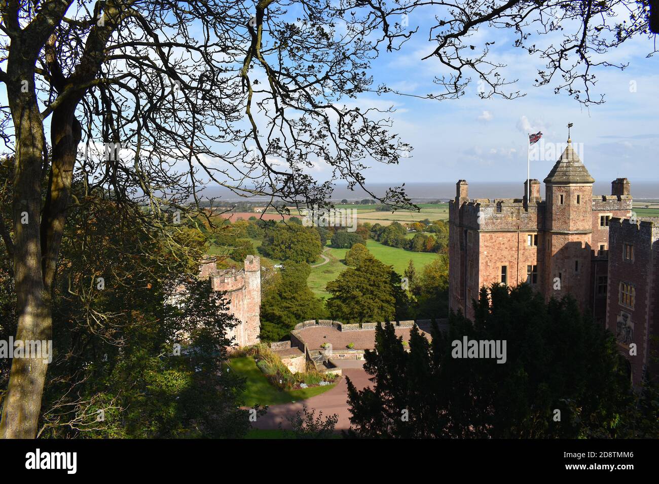 Dunster castle gate hi-res stock photography and images - Alamy