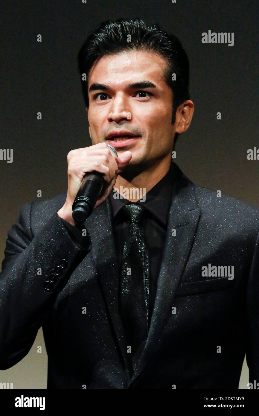 November 1, 2020, Tokyo, Japan: Actor Shogen speaks during the 'Come ...