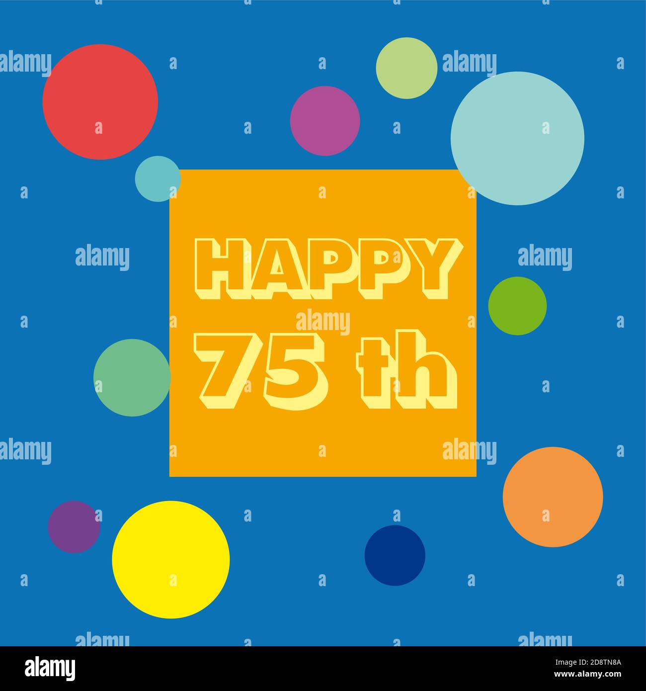 Number 75 vector vectors hi-res stock photography and images - Alamy