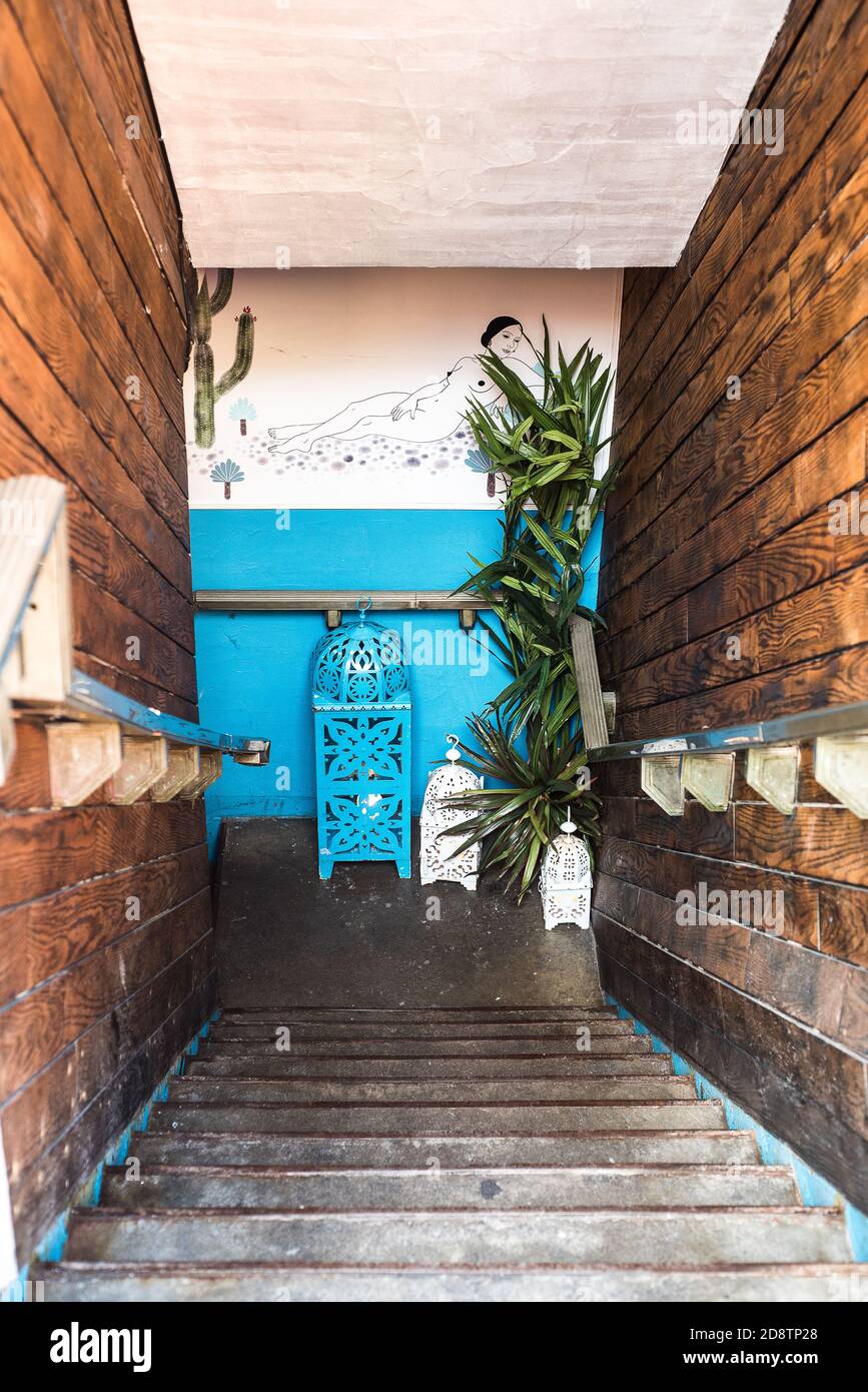 Stairs to an exotic place Stock Photo - Alamy