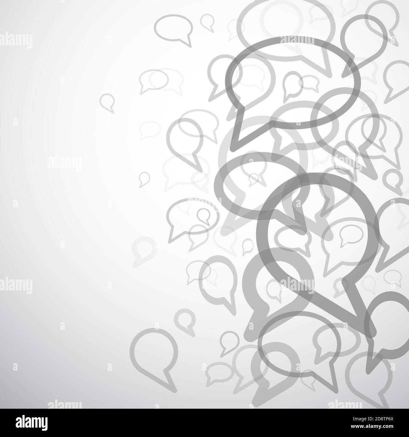 Vector abstract falling talk background Stock Vector Image & Art - Alamy