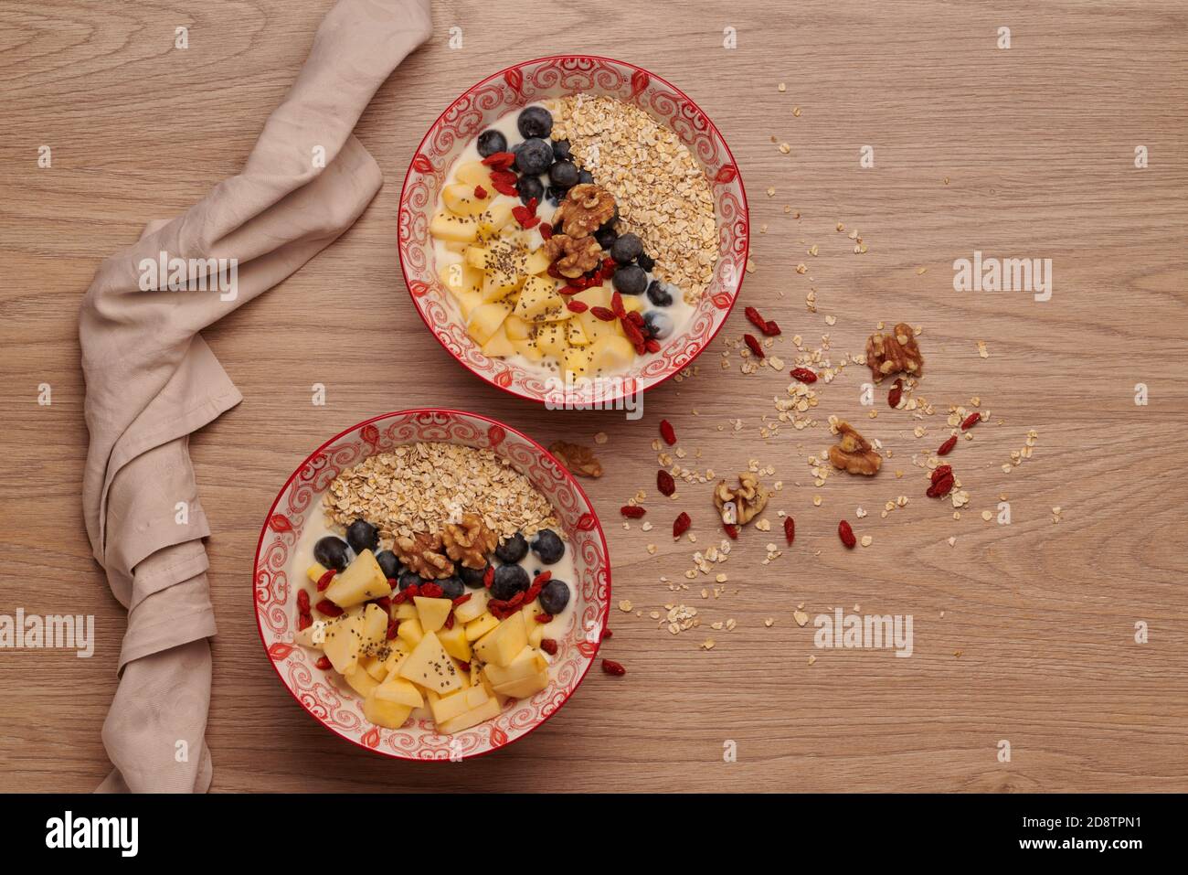 Yogurt chia seeds corn hi-res stock photography and images - Alamy