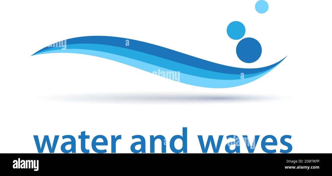 Vector sign abstract sea and waves Stock Vector Image & Art - Alamy