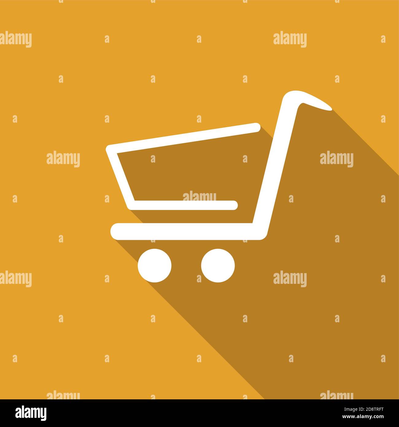 Shopping cart. Vector in flat design Stock Vector Image & Art - Alamy