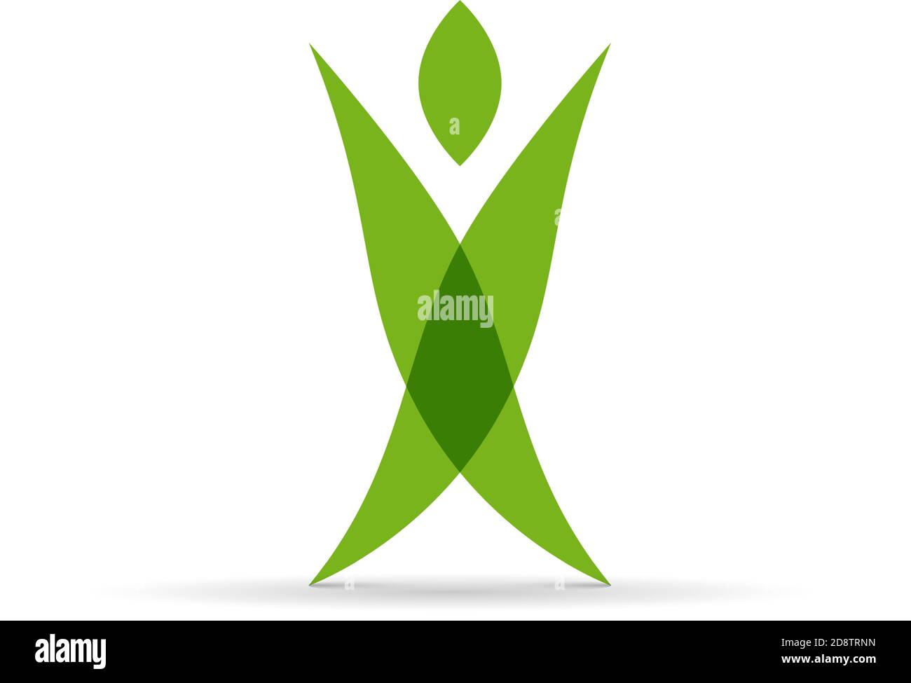 Vector sign green man Stock Vector Image & Art - Alamy
