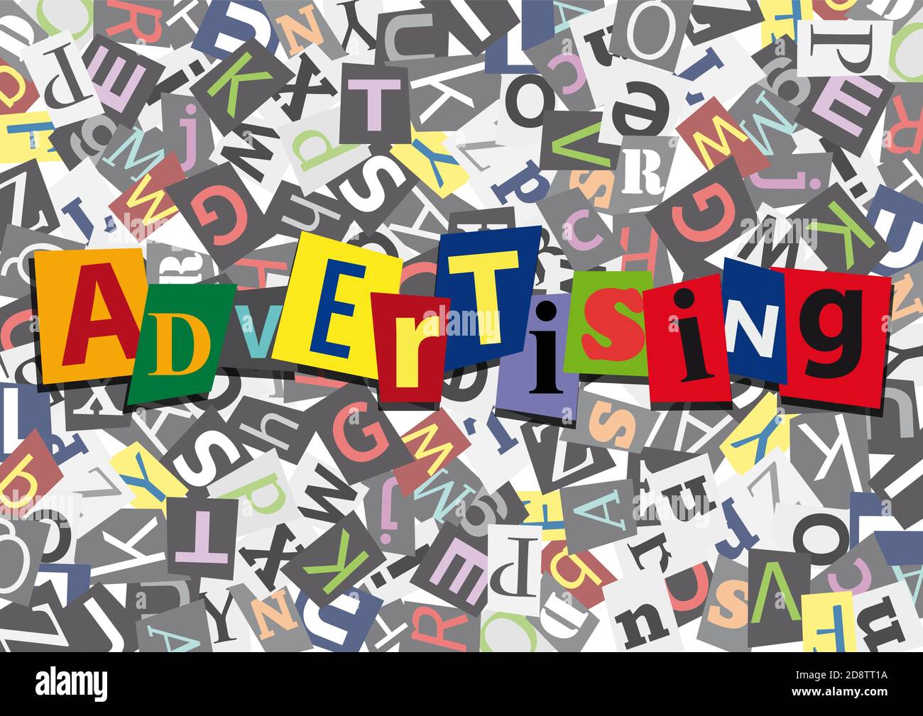 advertising, anonymous message in flat design Stock Vector Image & Art ...