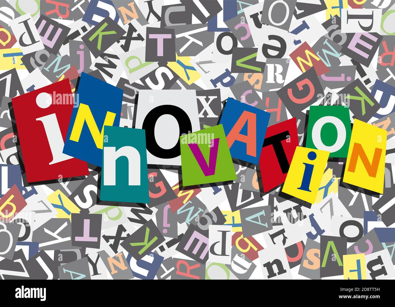 innovation, anonymous message in flat design Stock Vector Image & Art ...