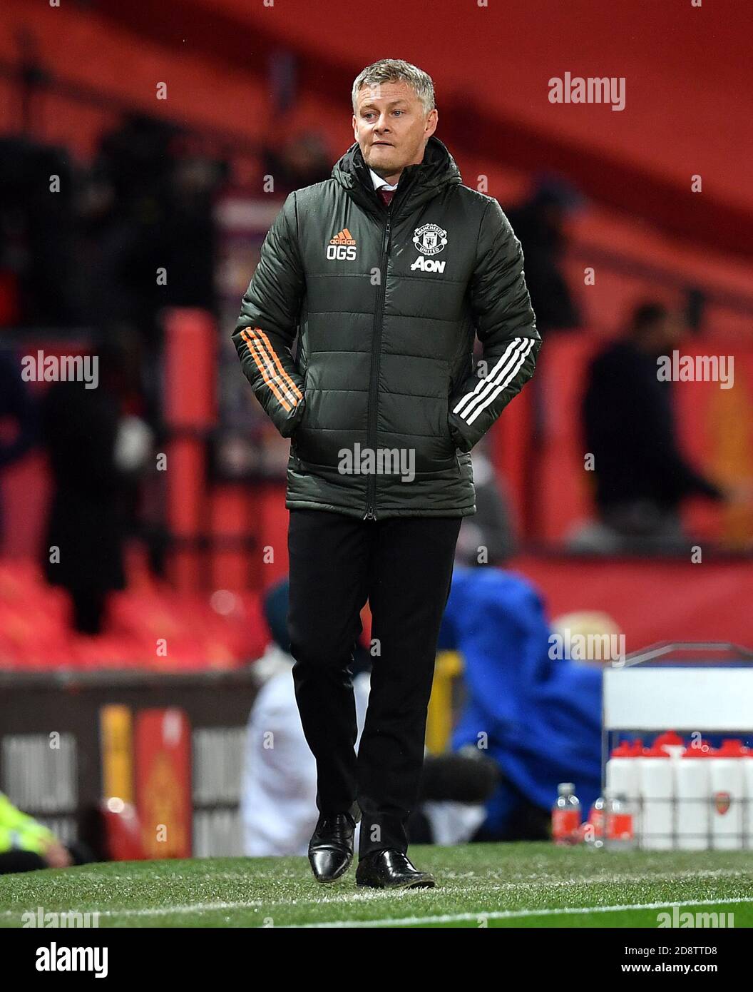 Manchester United manager Ole Gunnar Solskjaer during the Premier ...